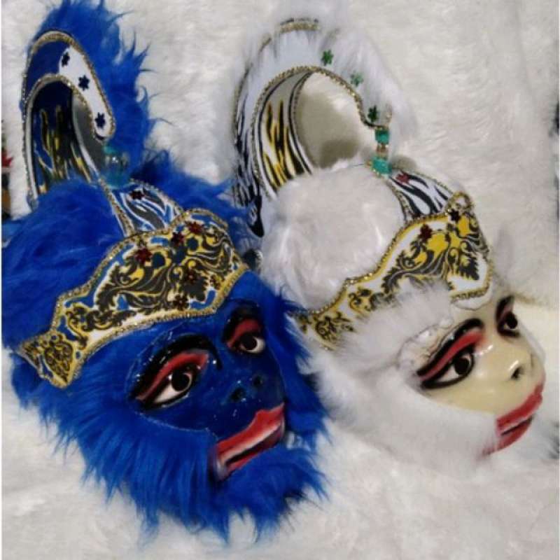 Jual topeng hanoman terbuat dari bahan spon di Seller Badria.store86 ...