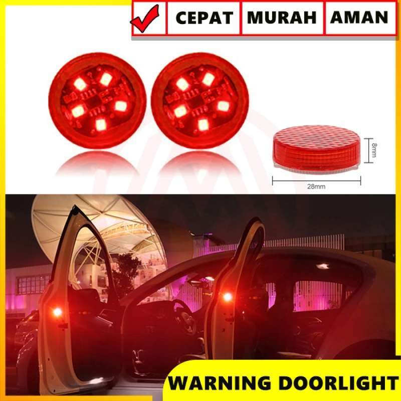 Promo LAMPU LED PINTU MOBIL WIRELESS SAFETY CAR DOOR WARNING LIGHT ...