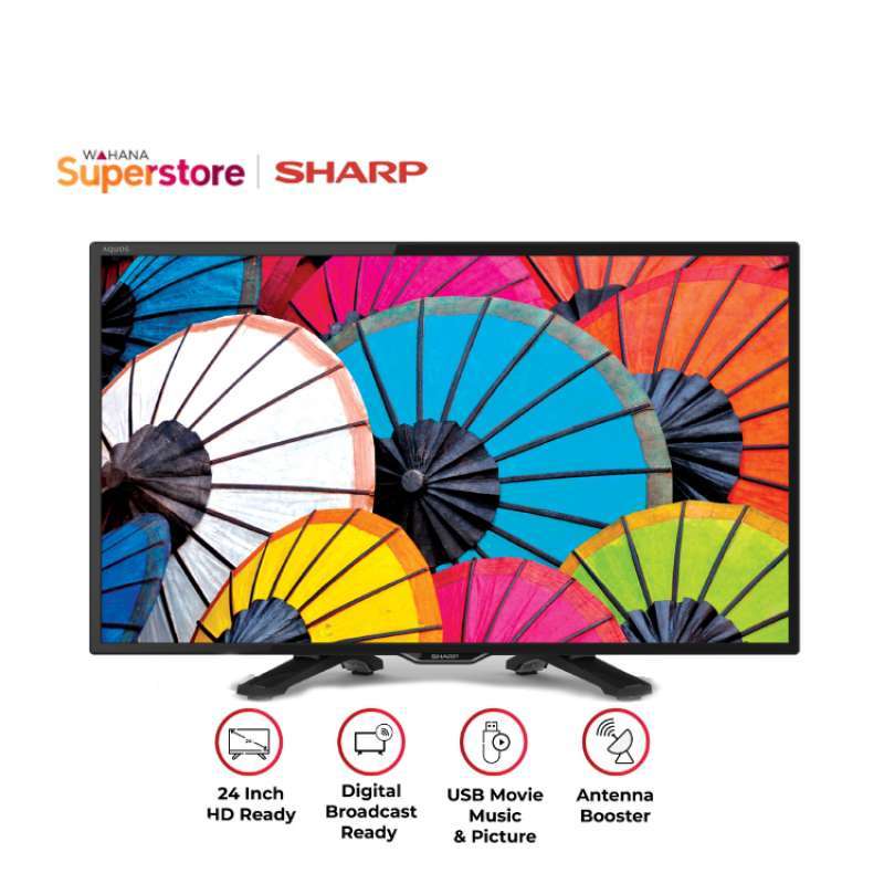 Jual Sharp Full HD LED TV Digital TV Aquos 24 - 2T-C24DC1I di Seller ...