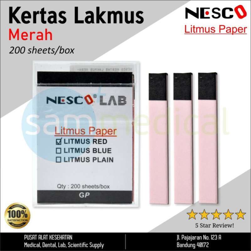 Nesco Kertas Lakmus Merah Gratis Ongkir 🔥 Harga Murah Januari 2026