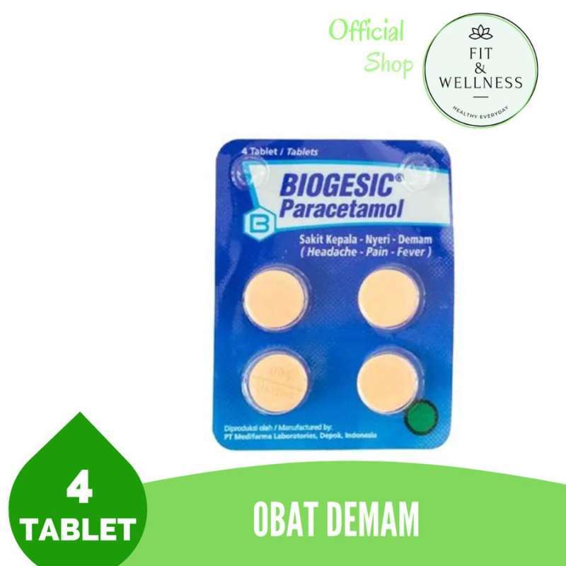 Jual Biogesic Paracetamol - Obat Demam, Pereda Nyeri Sakit Kepala dan ...