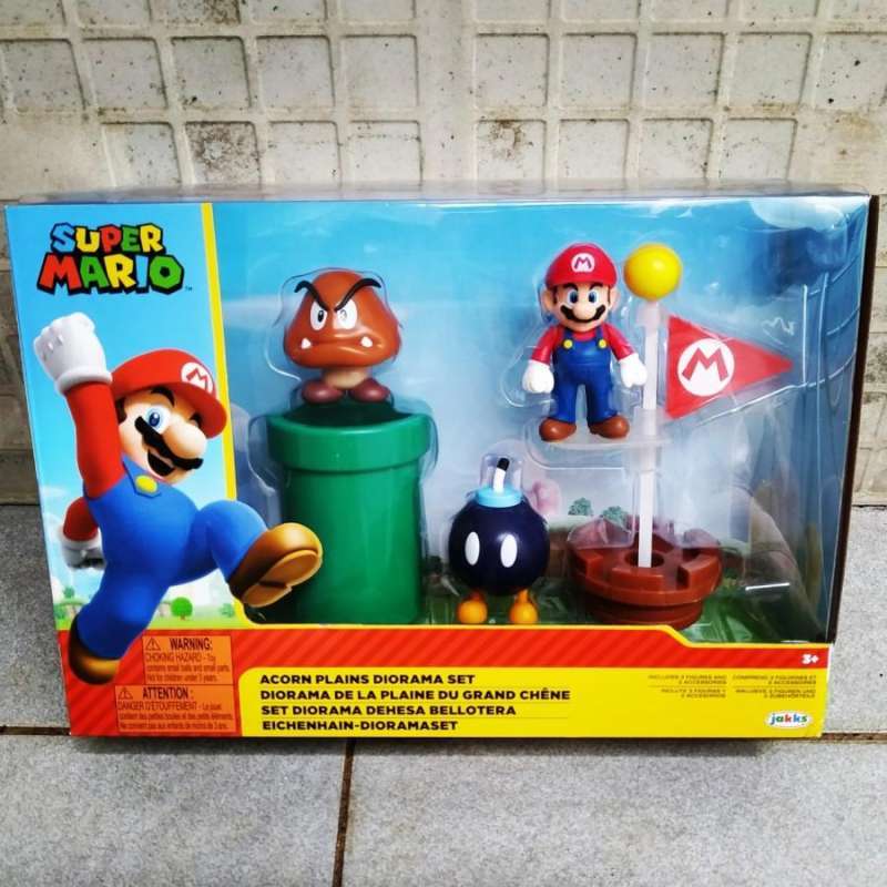 Jual JAKKS PACIFIC SUPER MARIO ACORN PLAINS DIORAMA SET di Seller ...