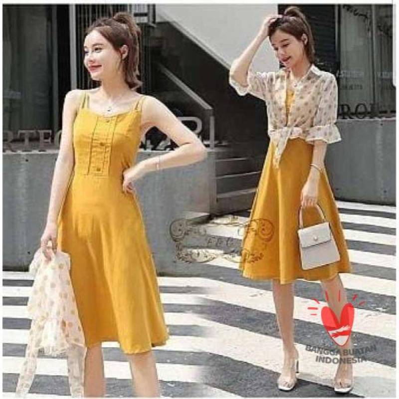 Jual Mini Dress Wanita Setelan Rompi Vest Set Remaja Kekinian Korean ...