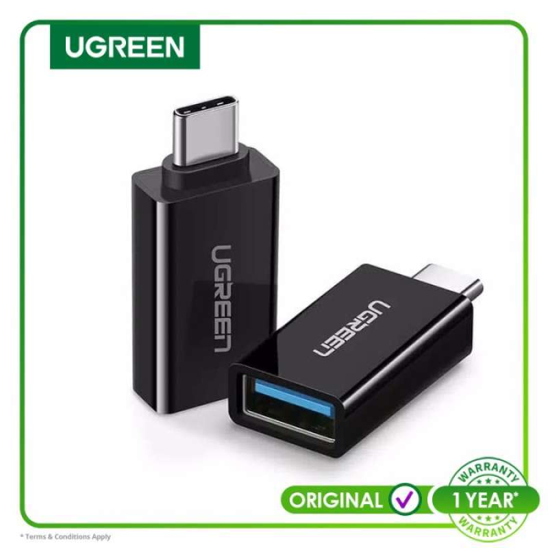 Jual Ugreen Usb3.0 To Usb Type C Converter Black-20808 di Seller A2 ...