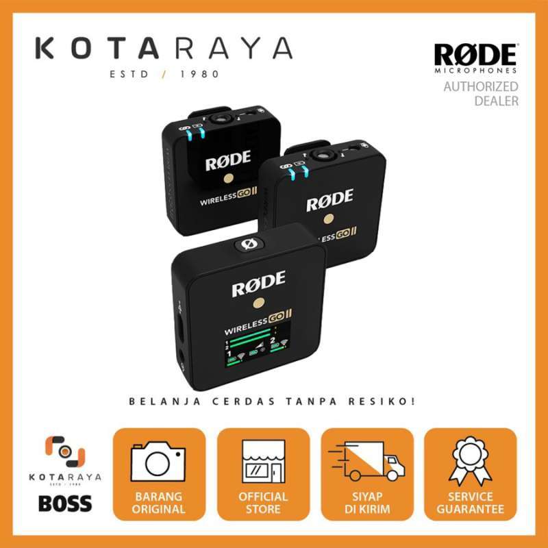 Jual RODE WIRELESS GO II Dual Wireless Microphone RODE WIRELESS GO 2 di ...