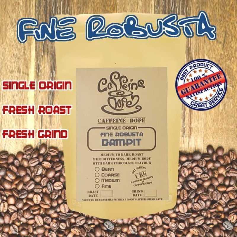 Jual Kopi Robusta Dampit 1 Kg -Fine Robusta- Bean/Biji & Ground/Bubuk ...