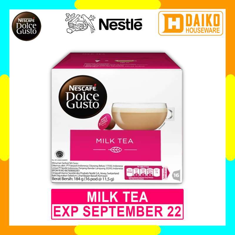 Promo Capsule NDG Nescafe Dolce Gusto MIlk Tea 1 Box Original Nestle ...
