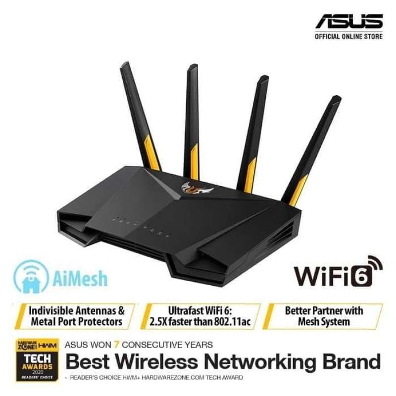 Jual ASUS TUF AX-3000 Dual Band WiFi 6 Router TUF Gaming AX3000 RT ...