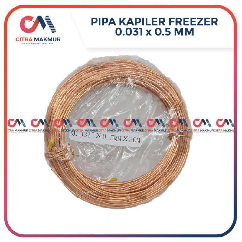 Jual Pipa Kapiler Freeze 031 meteran capillary tube capiller tembaga 0. ...