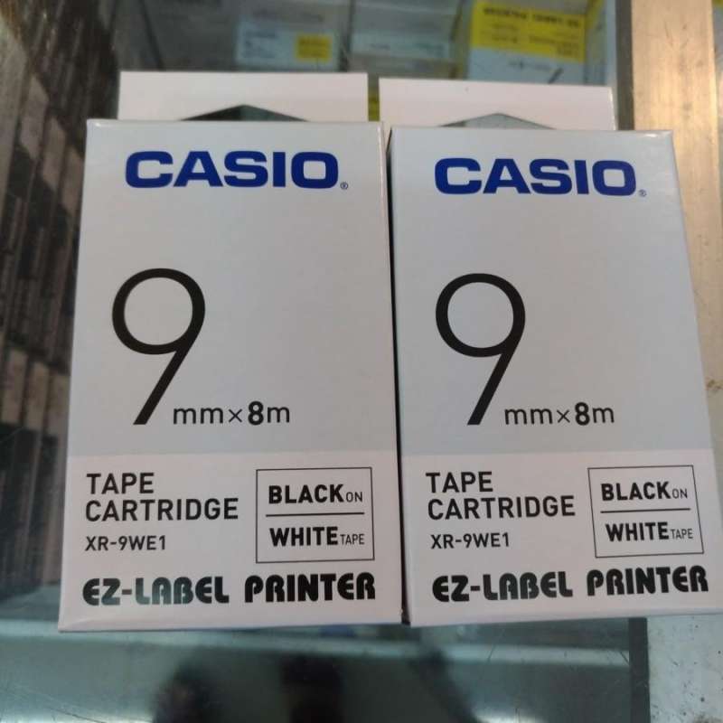Jual EZ-Label Printer Casio 9mm Black Ink White di Seller cck2303 - jl ...
