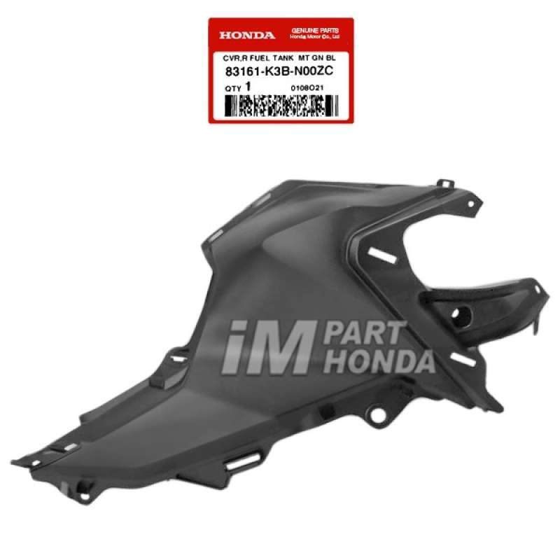 Jual AHM 83161-K3B-N00ZC Cover R Fuel Tank Tangki Kanan CB 150 X Hitam ...