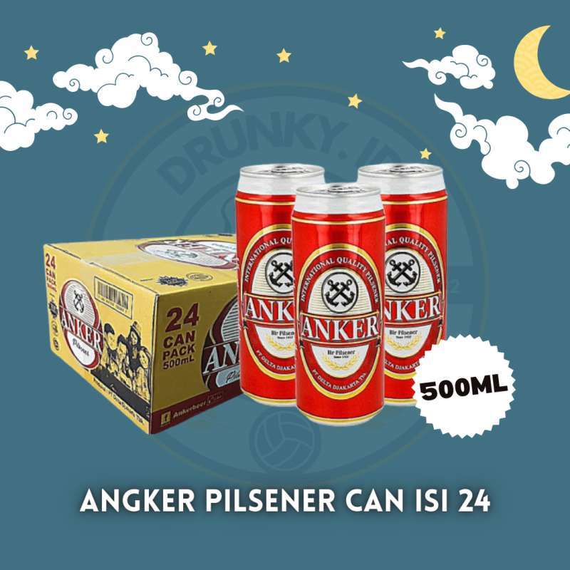 Jual Anker Beer Can 500 ml 1 Dus di Seller Drunky.id Official Store ...