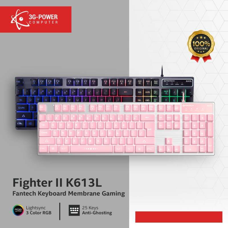 Promo Fantech Fighter II K613L - RGB Gaming Keyboard Diskon 40% di ...
