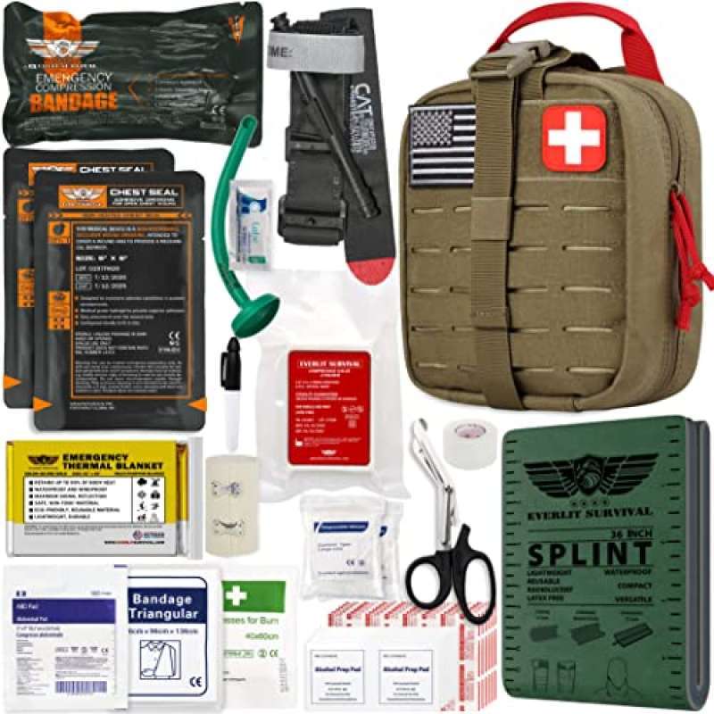 Promo EVERLIT Emergency Trauma Kit GEN-II, CAT GEN7 Tourniquet, Mil ...