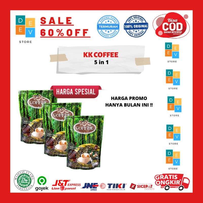 Jual Kk Coffee Kopi 5 In 1 Minuman Botanikal Baik Untuk Kesehatan Tubuh ...
