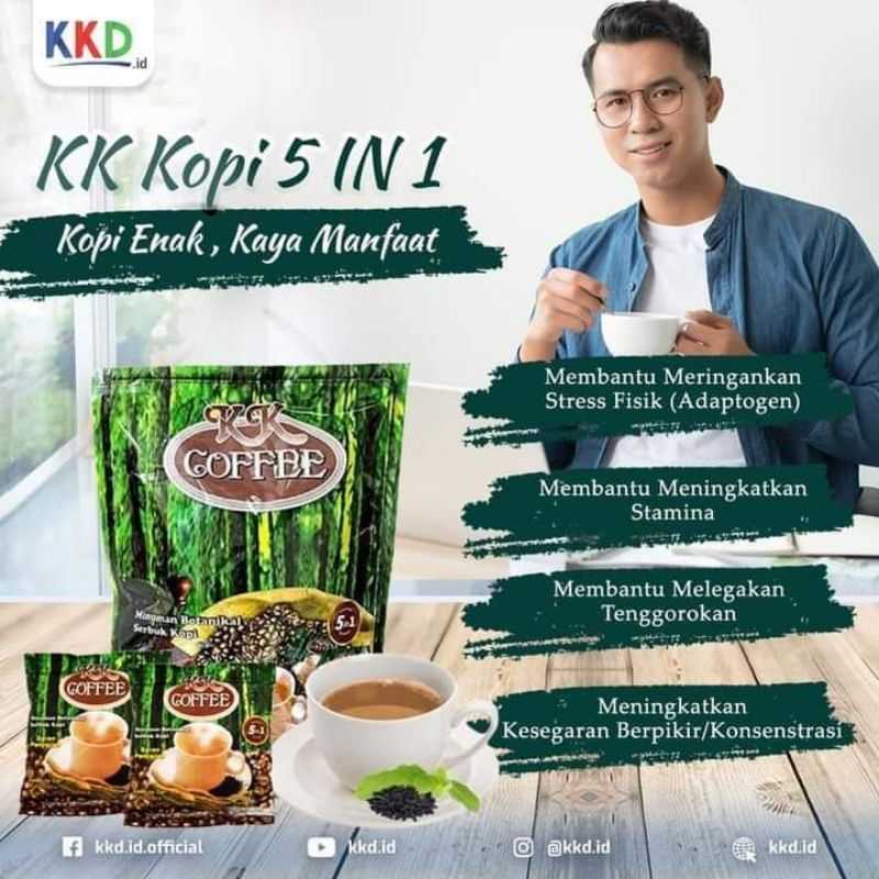 Jual Kk Coffee Kopi 5 In 1 Minuman Botanikal Baik Untuk Kesehatan Tubuh ...
