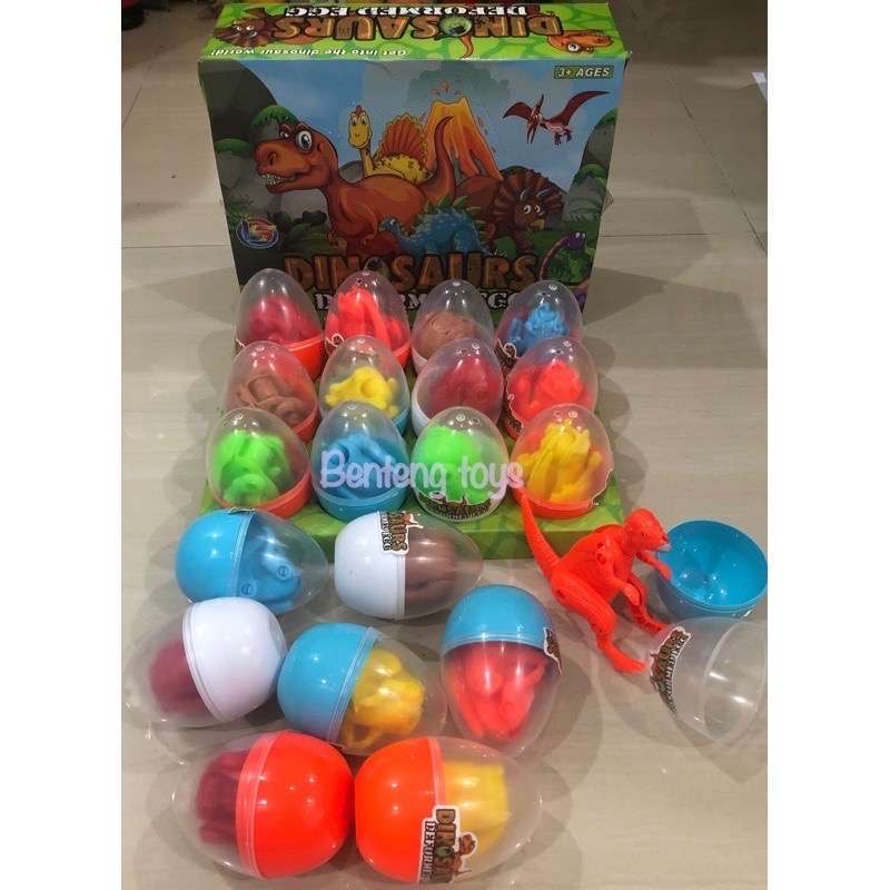 Jual Mainan Telur isi Dinosaurus Suprise Egg Cars di Seller Dunia ...