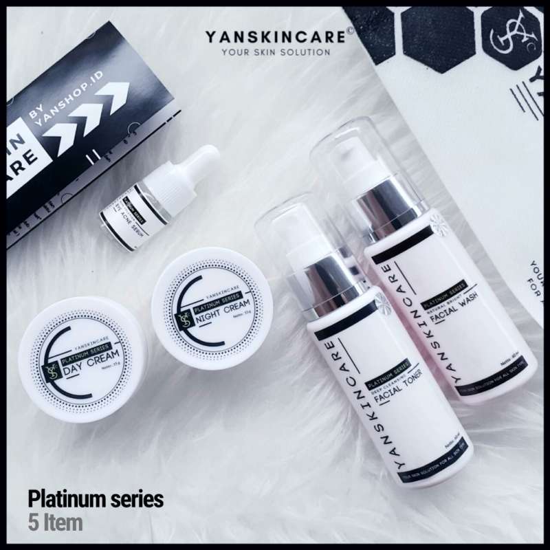 Jual PAKET 5 ITEM STEP 2 SKINCARE PLATINUM SERIES SKIN CARE UNTUK FLEK ...