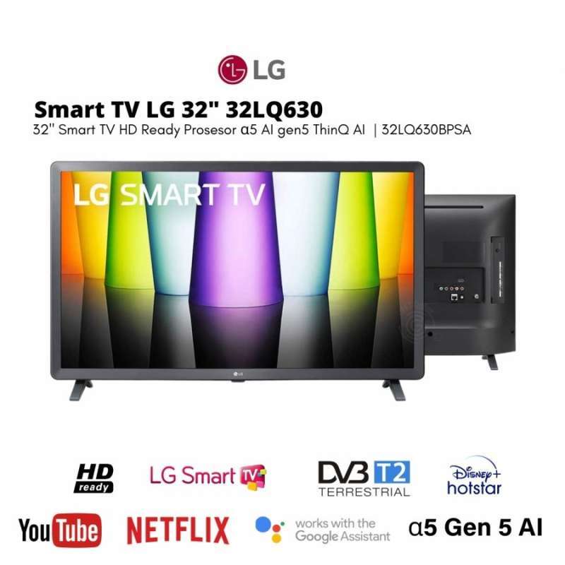 Jual LG 32LQ630 SMART TV HD dengan AI Processor Gen5 32 Inch TV di ...