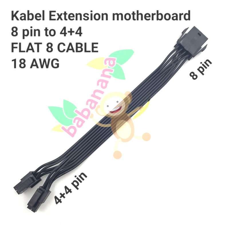 Promo Kabel Extension 8 Pin To 4+4 Motherboard Mobo Cable Perpanjangan ...