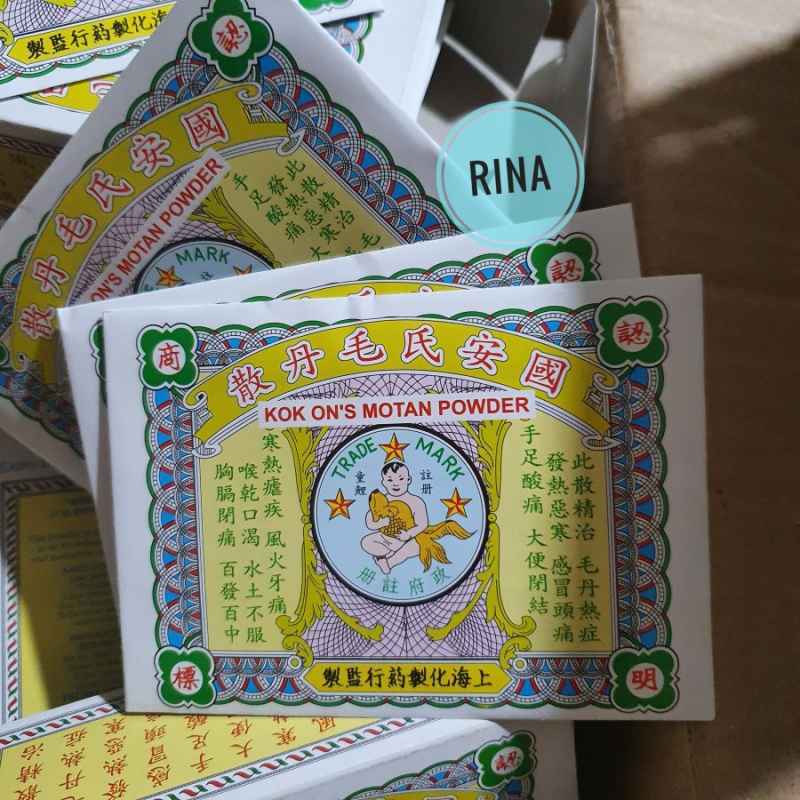 Jual Motan Powder Motansua / Mo Tan Sua Original Obat Demam Anak Dan ...