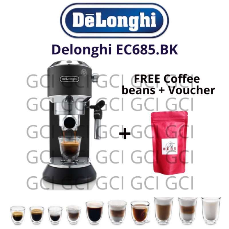 Jual Mesin Kopi Espresso Ec685 Bk / Delonghi Ec 685 Bk Dedica Coffee ...