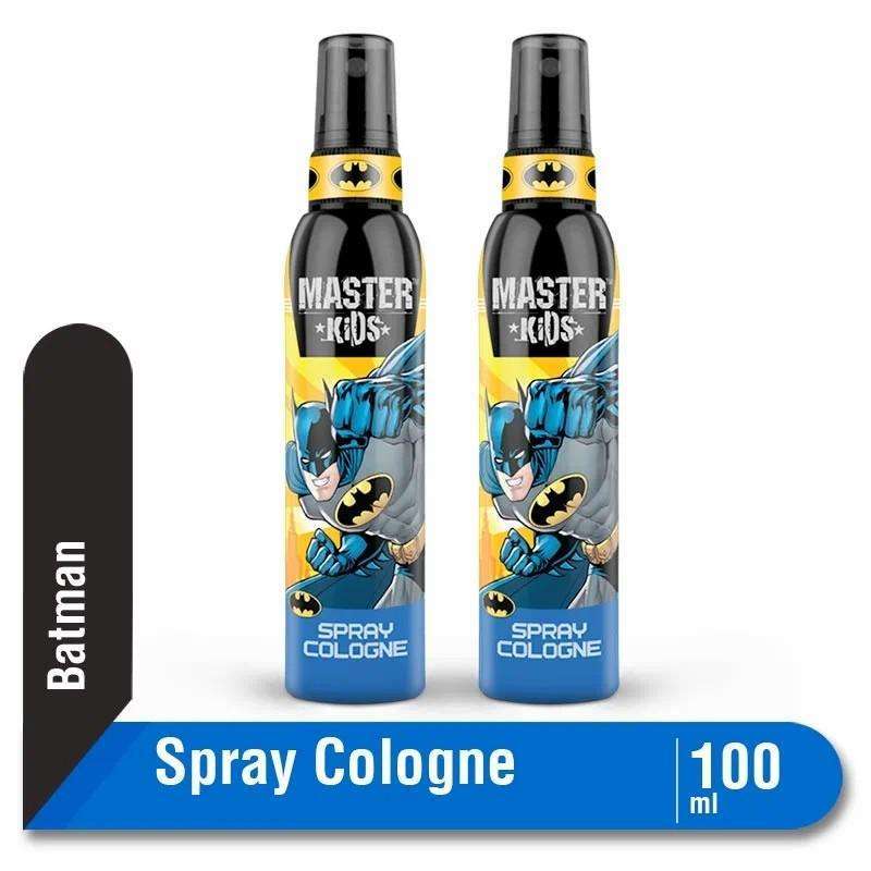 Jual Master Kids Spray Cologne Batman Bottle 100ml Twinpack - Isi 2 pcs ...