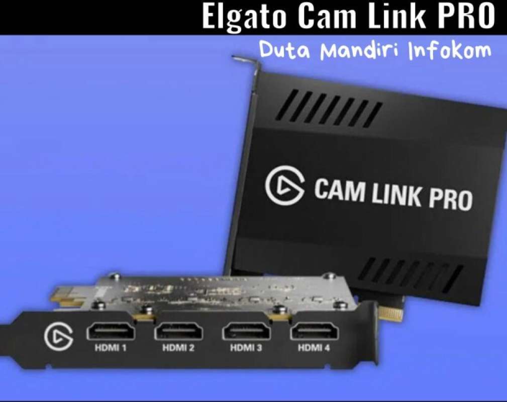 Jual Elgato Cam Link PRO - PCIe Camera Game Capture Quad HDMI 4K30 ...