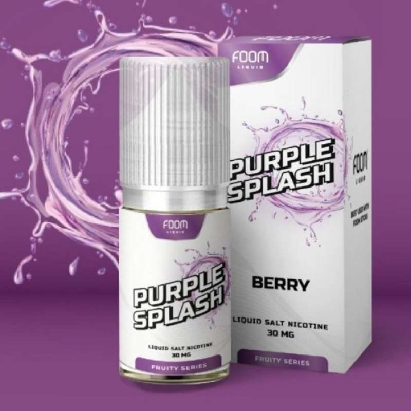 Jual Foom Purple Splash Berry 30Mg 30Ml Saltnic Salt Nic Liquid Vape ...