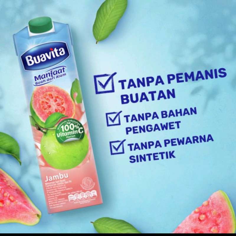 Jual Buavita Jus Buah Jambu Biji Asli Ukuran 1l Manfaat Buah Asli Di Seller Cassa Star - Duri ...