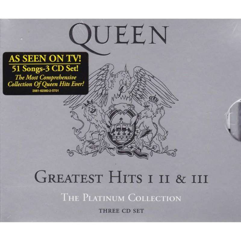 Jual CD Queen - The Platinum Collection: Greatest Hits I, II & III ...