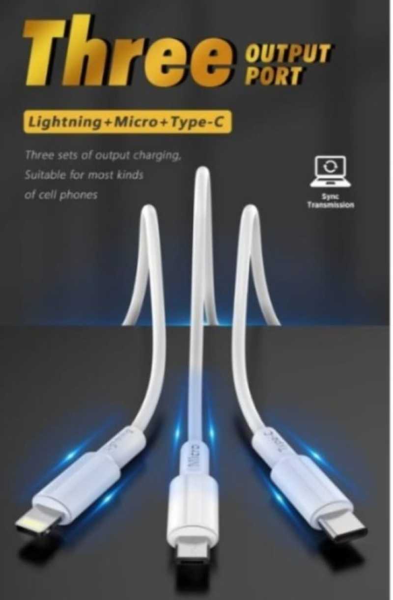 Jual KABEL DATA IN FAST CHARGING KABEL BERSERAT TEBAL CASAN QUICK CHARGE UNIVERSAL LEBIH