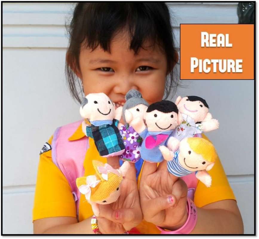 Jual Video Inside !!! Boneka Jari Keluarga | Family Finger Puppet Set ...