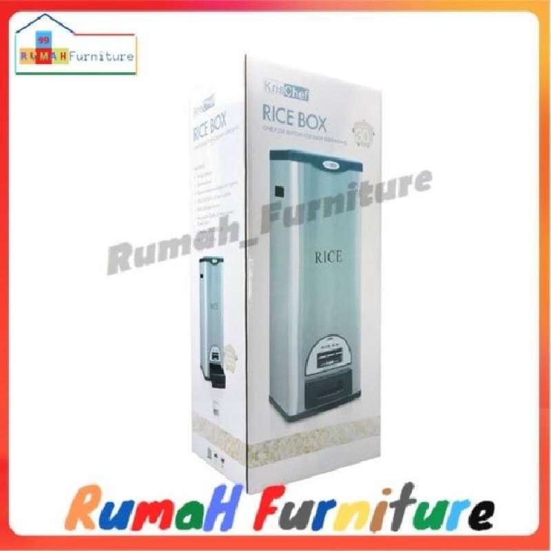 Jual Kris Rice Box/Tempat beras 30 kg stainless steel di Seller Rumah ...