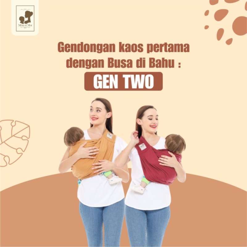 Jual Gendongan Kaos| Geos Gen Two by Mere et Moi (Dengan Busa di Pundak ...