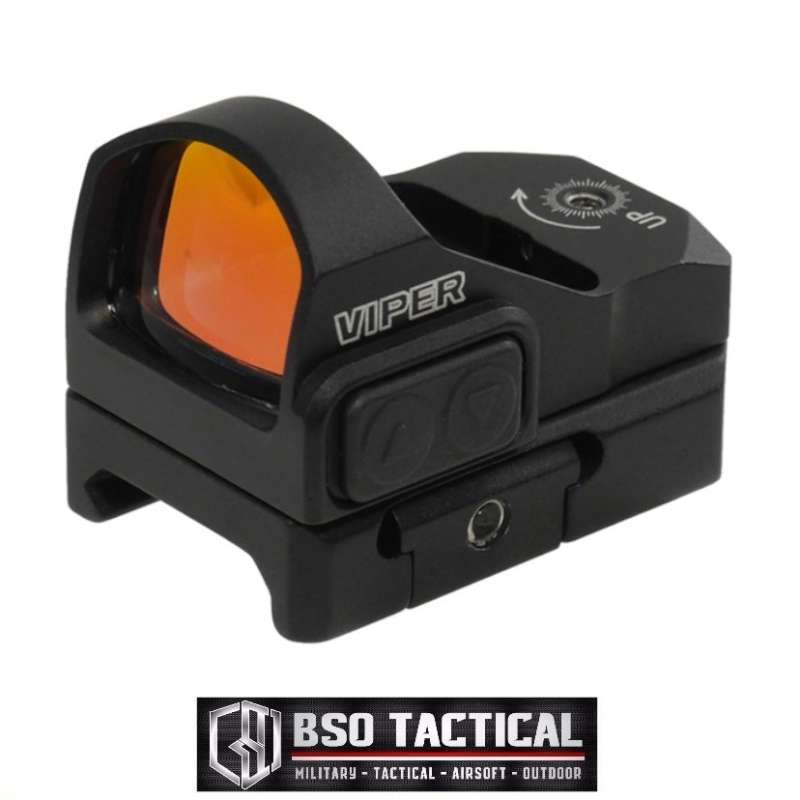 Jual Vector Viper Red Dot Sight 20mm Picatinny Rail Metal Parallax Free ...