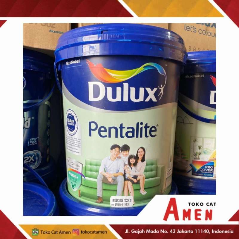 Promo Dulux Pentalite Antibac 20Lt - Blue Bell White / Cat Tembok ...