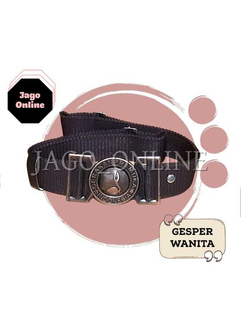 Promo Perlengkapan Atribut Pramuka Gesper Ikat Pinggang Putri Cewek ...