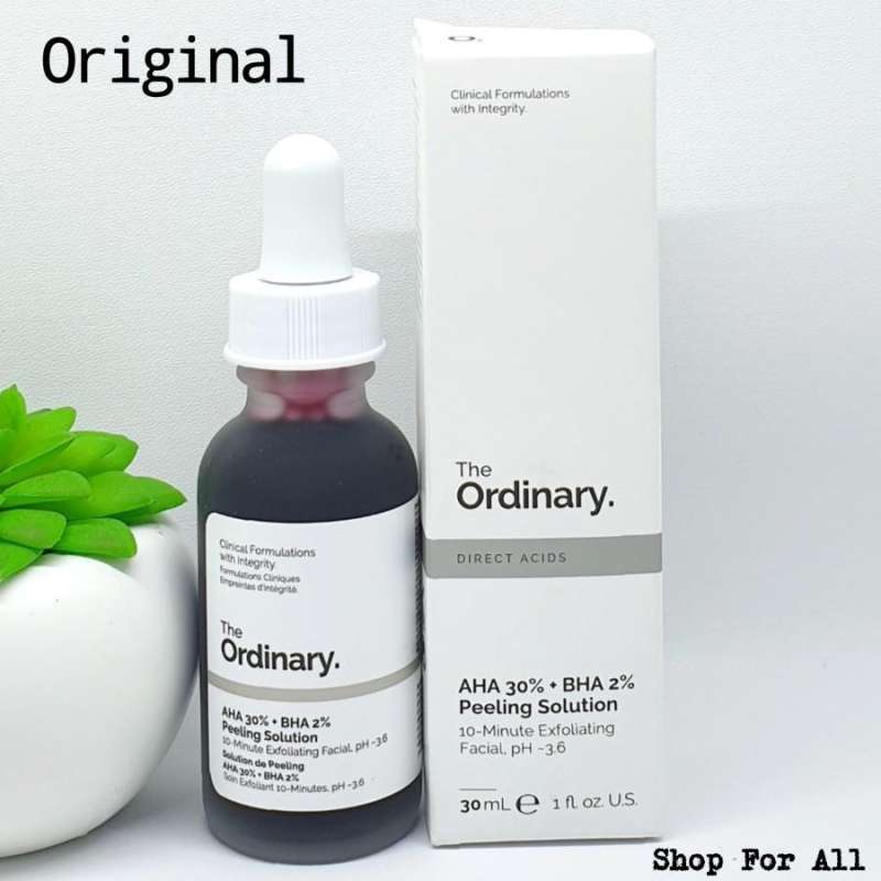 Jual The Ordinary Aha 30% + Bha 2% Peeling Solution 30 Ml / 30ml -full Size Di Seller Shop For ...