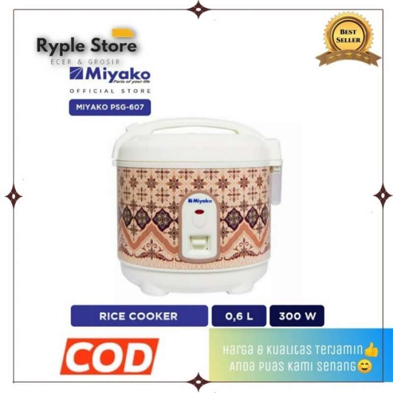 Jual Rice Cooker Mini Miyako 0.6 Liter Psg 607 Mejicom Mejikom Murah di ...