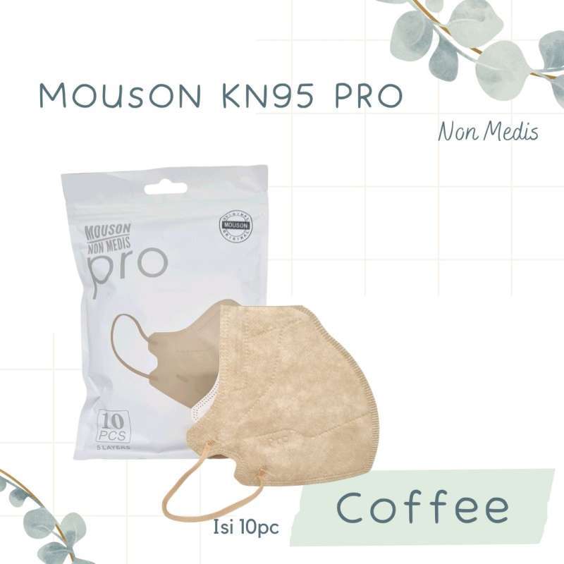Jual Masker Mouson Pro / New Pro 5ply Original Packing - New Pro Green ...