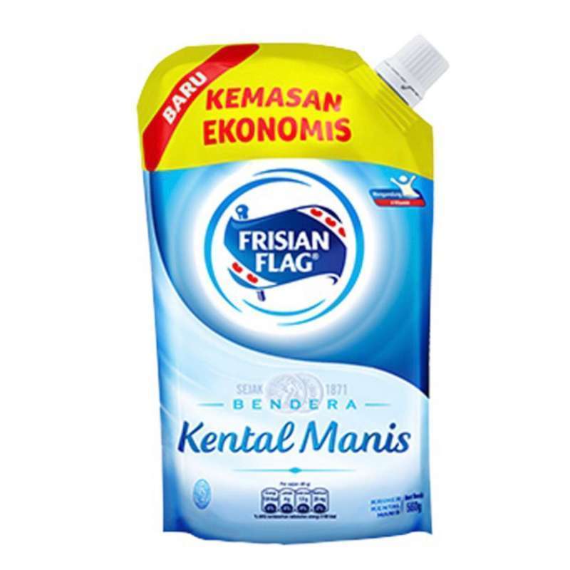 Jual Skm Frisian Flag Kemasan Ekonomis Pouch 545 Gr | Susu Kental Manis ...