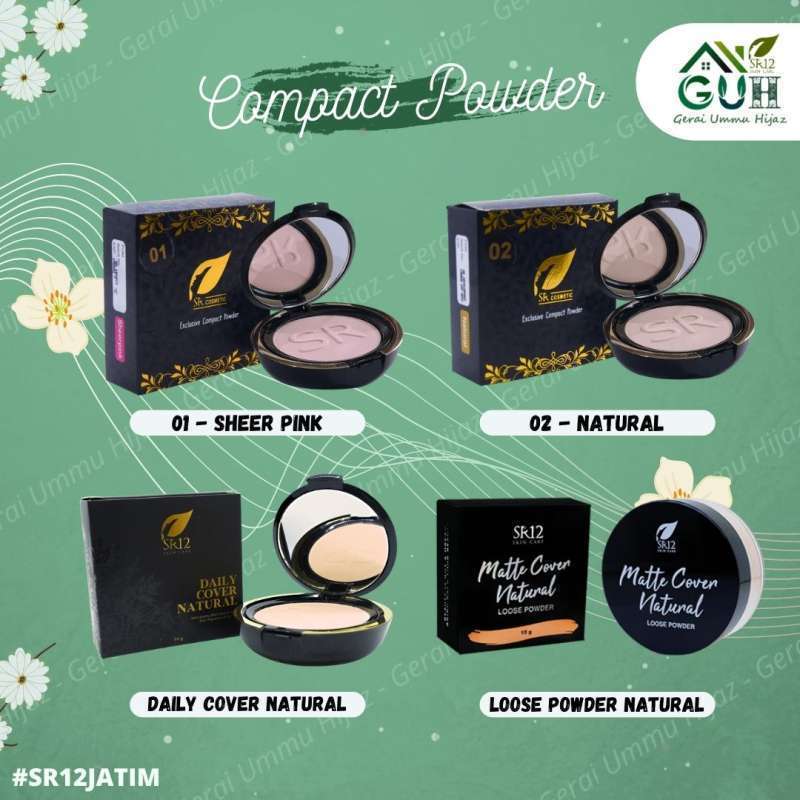 Jual COMPACT POWDER SR12 - DAILY COVER - BEDAK PADAT SR12 di Seller ...