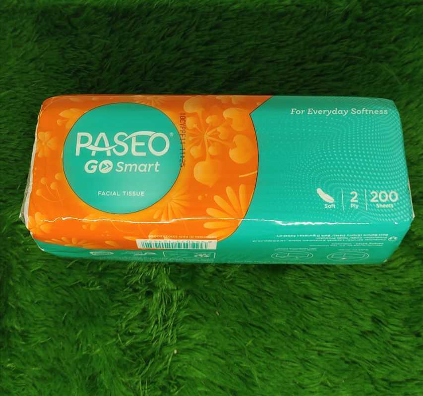 Jual 1 Bal=60pack || Tissue Paseo Go Smart 200 Sheets 2 Ply Tissu Tisu ...