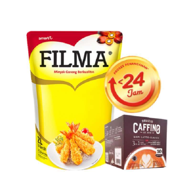 Jual Bandung - FILMA Pouch [2000 ml x 6 pcs] + Free CAFFINO Kopi Latte ...