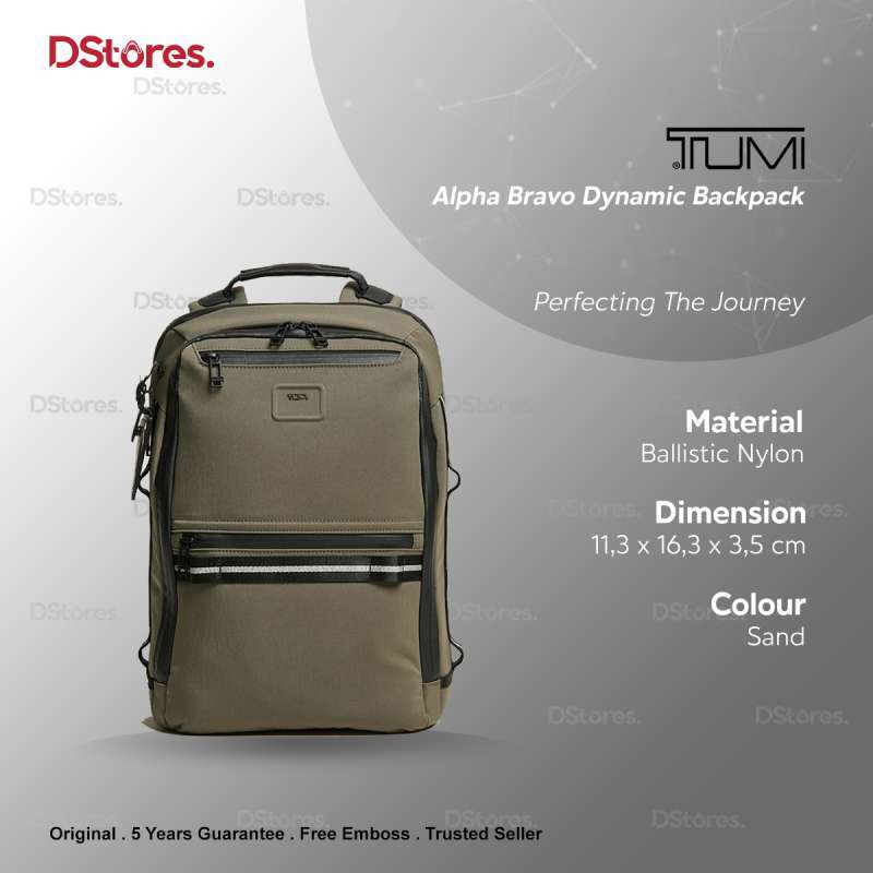 Jual TUMI Alpha Bravo Dynamic Backpack - Sand di Seller Dstores Men ...