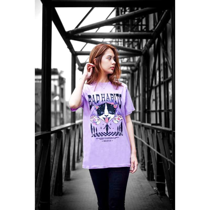 Jual GOOD BYE EX - Ts Bad Habits s Lilac - XL di Seller GOOD BYE EX ...