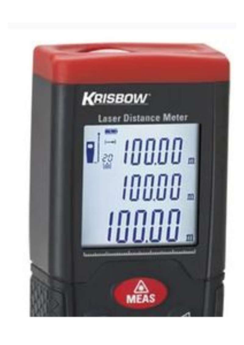 Jual Krisbow Meteran Laser Digital Compact 100 Meter Laser Distance ...