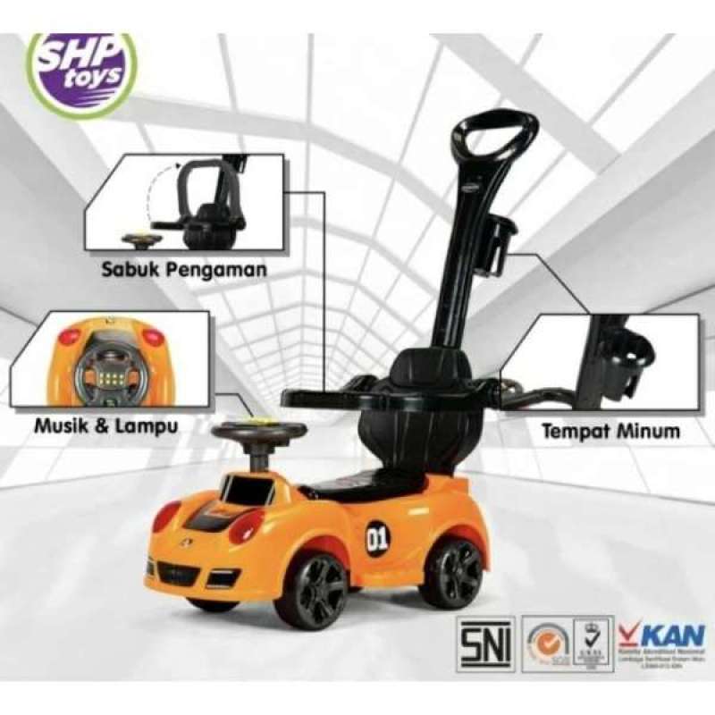 Promo Mainan Mobil Dorong Anak Model SUV AU 663 Fitur Lampu dan Musik ...