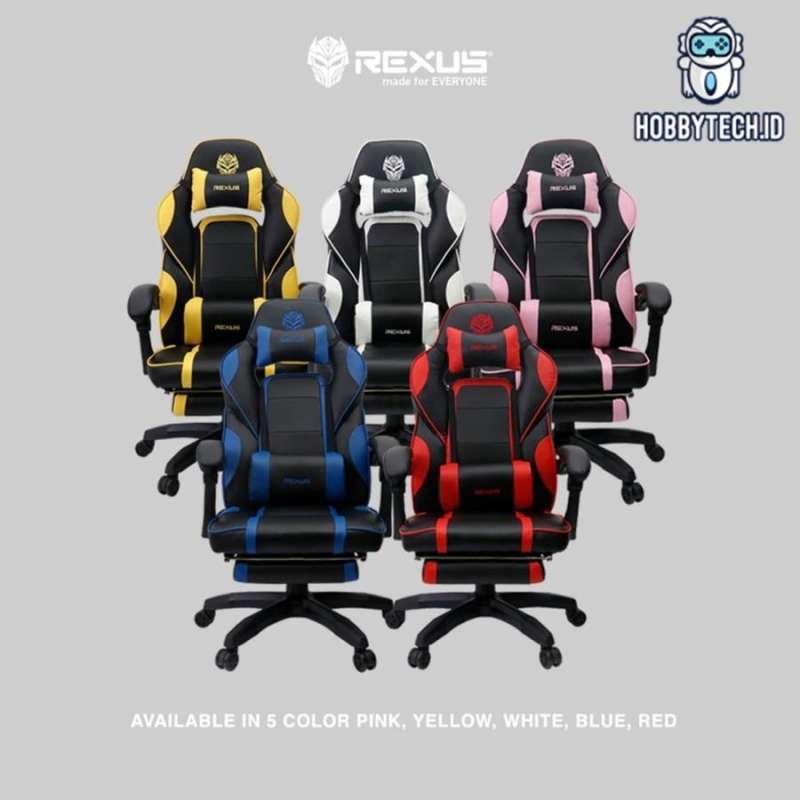 Jual Rexus Rgc R60 Gaming Chair With Footrest Gaming Chair - Kursi ...
